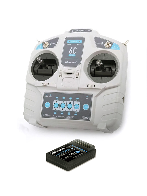 6C-mini Remote control with MC7RE-V2 receiver - Kelly Controls